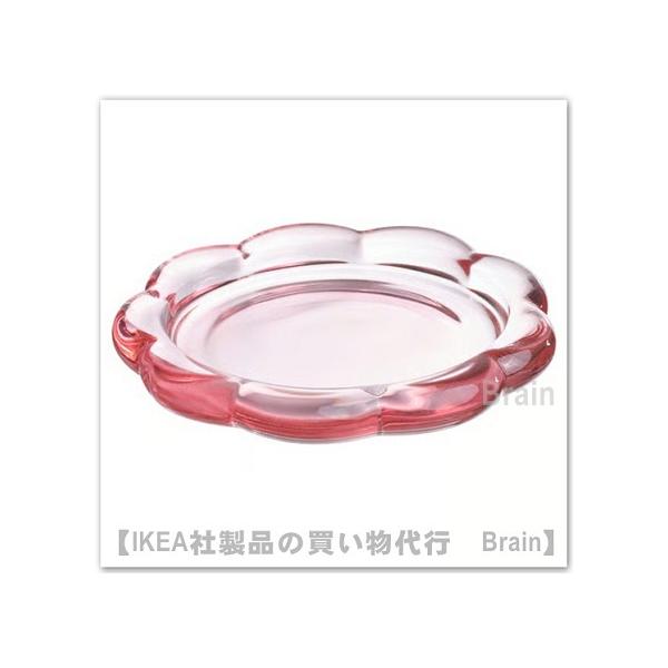 ■カラー：ピンク■商品の大きさ直径: 11 cm高さ: 1.5 cm■主な特徴- BLADFAGEL/ブラードフォーゲル キャンドル皿はピラーキャンドル用で、花の形からインスピレーションを得た遊び心のあるモダンなデザインです- 単独で使うこ...