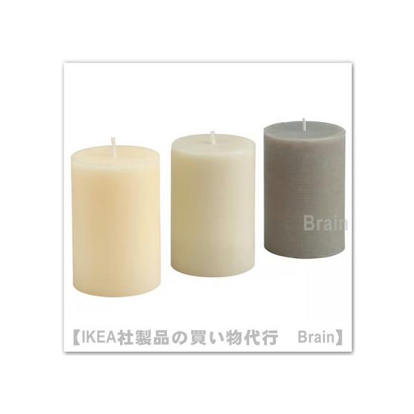 ■カラー：バニラ/ベージュ■商品の大きさ高さ: 10 cm直径: 7 cm燃焼時間: 30 時間パッケージ個数: 3 ピース■主な特徴　- 焼きたてのクッキー、バニラアイスクリーム、ソファで快適にくつろぐ静かな時間の記憶 ― 安心感に包まれ...