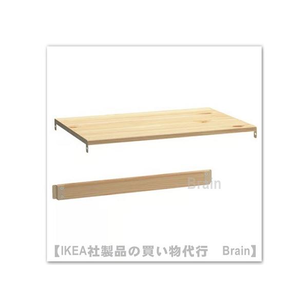 ■カラー：ライトホワイトステインパイン■商品の大きさ幅: 60 cm奥行き: 44 cm厚さ: 2.0 cm■主な特徴- このパイン無垢材製の天板は、パイン材製の2台の低いTROFAST/トロファスト フレーム H53cmと組み合わせて頑丈...