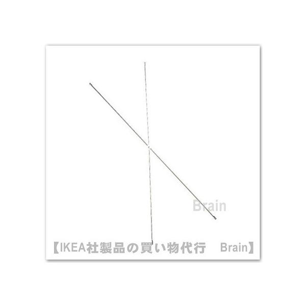 ■カラー：亜鉛メッキ■商品の大きさ長さ: 100 cm ■主な特徴- クロスブレースで棚をまっすぐしっかり固定できます デザイナーIKEA of Sweden ■パッケージの大きさと重さ パッケージ数：: 1商品番号： 101.895.48...