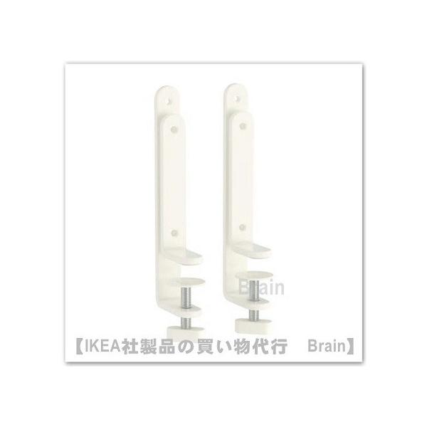 ■カラー：ホワイト■商品の大きさ幅: 2 cm奥行き: 5 cm高さ: 18 cmパッケージ個数: 2 ピース■主な特徴- SKADIS/スコーディス ペグボードをデスクや棚板に取り付けられます。壁に穴を開ける必要はありません■パッケージの...