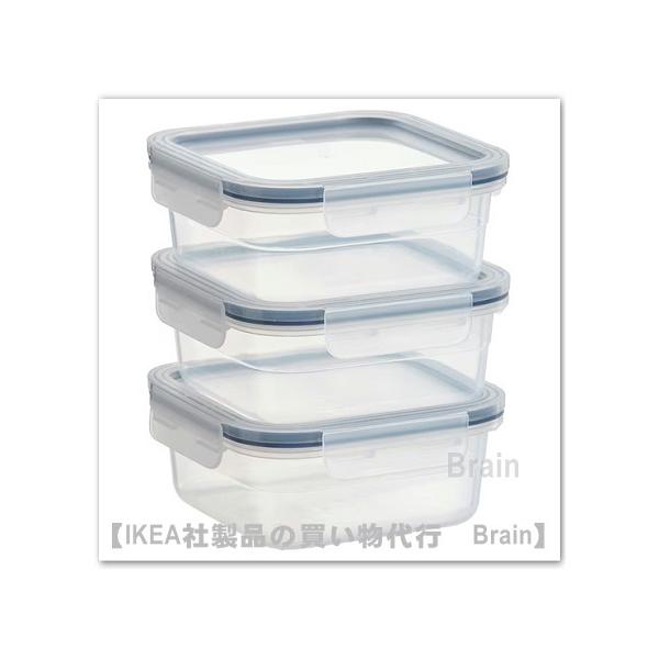 ■カラー：プラスチック■商品の大きさ長さ: 15 cm幅: 15 cm高さ: 7 cm容量: 750 mlパッケージ個数: 3 ピース■主な特徴- 丈夫なプラスチック製。バッグやリュックに詰め込んでも変形しません- 容器とふたの両方とも透明...