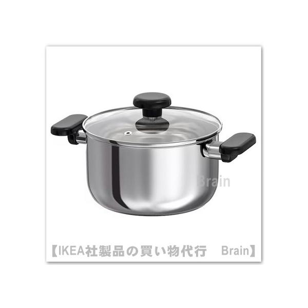 ■カラー：クリアガラス/ステンレススチール■商品の大きさ容量: 3 l高さ: 11 cm直径: 20 cm取っ手を含む長さ: 30 cm高さ（ふたを含む）: 15 cm■主な特徴- 耐久性に優れ、お手入れの簡単なステンレススチール製- 鍋の...