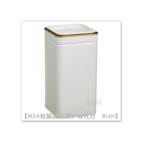 ■カラー：オフホワイト■商品の大きさ高さ: 20 cm長さ: 10 cm幅: 10 cm■主な特徴- 大きなサイズ（1.8L）は、コーヒーやお茶、スパイスに最適。 ひいたコーヒーなら約650g、茶葉なら500g入ります- ふたを付けたまま積...