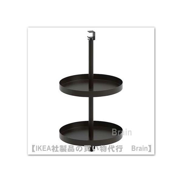 ■カラー：チャコール■商品の大きさ高さ: 40 cm直径: 21 cm■主な特徴- ENHET/エーンヘート シリーズのオープンなウォールフレームやハイフレームに、このシェルフを簡単に固定できる優れたデザイン- シェルフを回転させて、必要な...