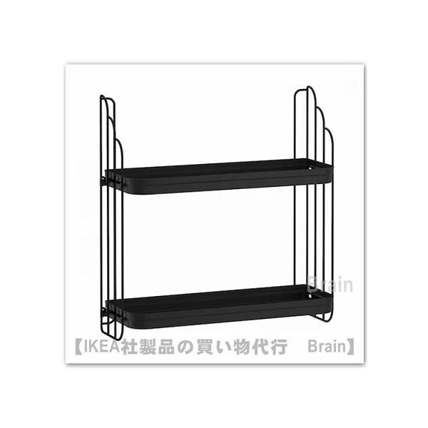 ■カラー：ブラック■商品の大きさ奥行き: 18 cm高さ: 52 cm幅: 50 cm最大荷重: 15 kg■主な特徴- このウォールシェルフは、イケアの鉢植えを置いて自然を家の中に取り入れるのに役立つようにデザインされています- 耐久性に...