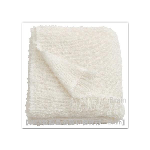 ■カラー：オフホワイト■商品の大きさ長さ: 170 cm幅: 130 cm■主な特徴- フリンジ付きのとても柔らかなクリンクルニットのひざ掛け。■パッケージの大きさと重さ商品番号: 205.620.37長さ: 28 cm重さ: 0.56 k...