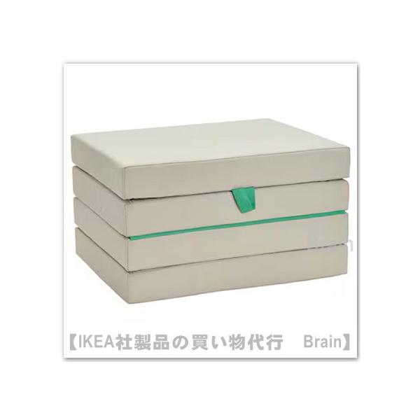 ■カラー：ヴィースレ ベージュ/グリーン■商品の大きさ長さ: 193 cm厚さ: 9 cm幅: 62 cm折りたたみ時の奥行き: 48 cm折りたたみ時の高さ: 36 cm■主な特徴- このプーフを折りたたむとチェアになり、壁を背もたれにし...