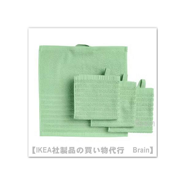 ■カラー：ライトグリーン■商品の大きさ長さ: 30 cm幅: 30 cmサイズ: 0.09 m?重量: 400 g/m?パッケージ個数: 4 ピース■主な特徴- 柔らかくて吸収性に優れた中くらいの厚さのパイルタオル（400g/m?）- 綿1...