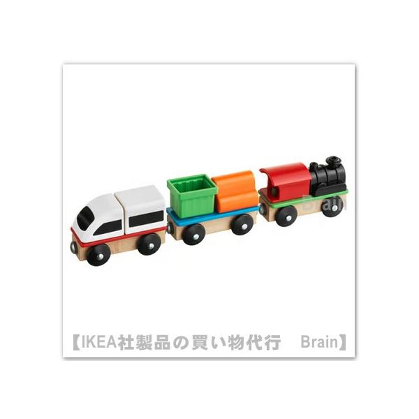 ■主な特徴お客さまと荷物を積んで世界中を旅して回りましょう。さあ、次の駅はどこですか？- 車両の上部は取り外せるので、荷物の積み下ろしができます- お子さまの集中力と、目と手の協調運動能力を養います デザイナーHenrik Johansso...