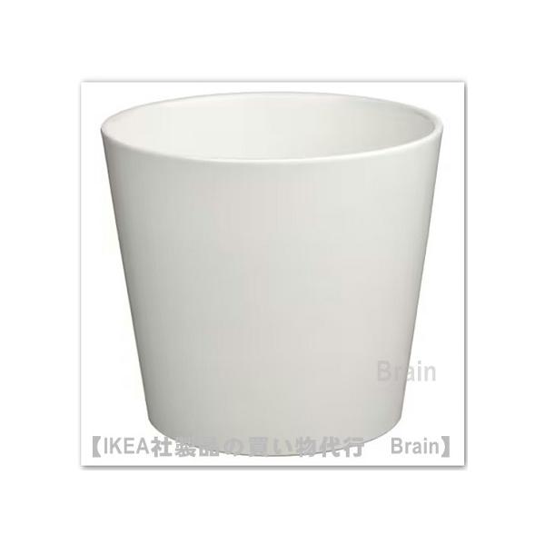 ■カラー：ホワイト■商品の大きさ高さ: 25 cm内径: 26 cm植木鉢の最大径: 24 cm外径: 28 cm■商品の詳細- シンプルで飽きの来ない鉢カバー。植物を引き立て、置く場所を選びません- 陶器は耐久性に優れた素材で、成形して便...