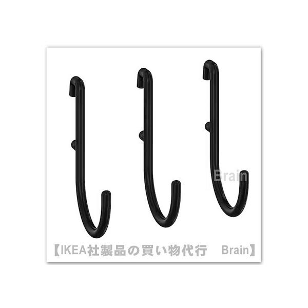 ■カラー：ブラック■商品の大きさ奥行き: 4.5 cm高さ: 7 cmパッケージ個数: 3 ピース■主な特徴- 道工具やブラシ、キッチンツールなどをすっきり整理できます- 取り付けも移動も簡単。工具は必要ありません■パッケージの大きさと重さ...