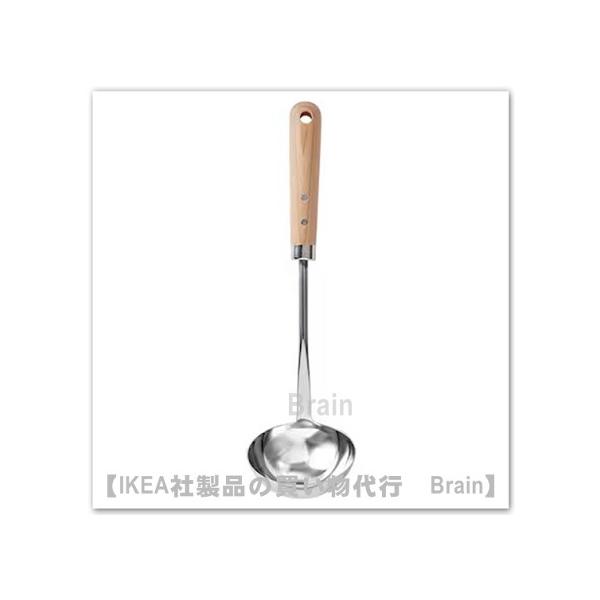 ■カラー：ステンレススチール/ビーチ■商品の大きさ長さ: 33 cm■主な特徴- 持ち手に穴が開いているので、つるして収納できます- ライトウッドの柄は握りやすく、キッチン用品にナチュラルで頑丈な雰囲気をプラスします- 深さがあり、縁が薄い...