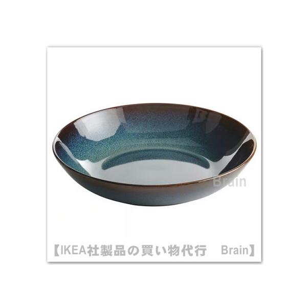 ■カラー：ブルー■商品の大きさ直径: 21 cm■商品の詳細- GLADELIG/グラデリグ 深皿は美しいアクセントとして使えます。GLADELIG/グラデリグ シリーズのほかのアイテムと組み合わせれば、統一感のあるテーブルコーディネートに...