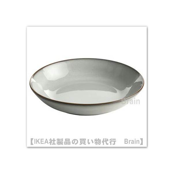 ■カラー：グレー■商品の大きさ直径: 21 cm■商品の詳細- GLADELIG/グラデリグ 深皿は美しいアクセントとして使えます。GLADELIG/グラデリグ シリーズのほかのアイテムと組み合わせれば、統一感のあるテーブルコーディネートに...