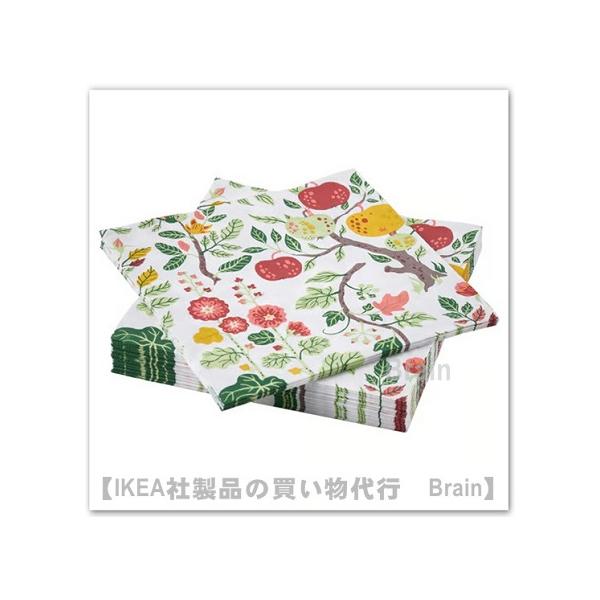 ■カラー：マルチカラー/模様入り■商品の大きさ長さ: 33 cm幅: 33 cmパッケージ個数: 30 ピース■主な特徴- 便利で、吸水性が高く、とてもおしゃれな紙ナプキンが、テーブルを華やかに彩ります。おそろいのHAVSBRAXEN/ハー...