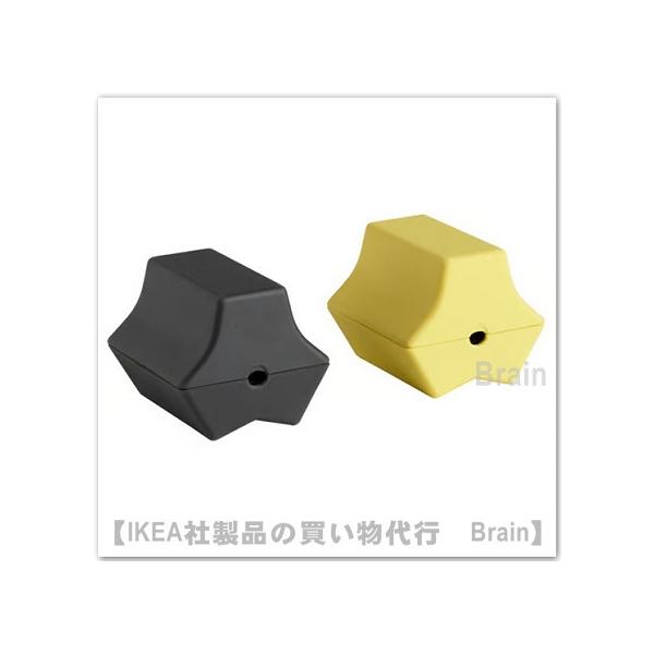 ■カラー：ブラック/イエロー■商品の大きさ高さ: 3.6 cm長さ: 4.3 cm幅: 4.1 cm■主な特徴- ケーブルを平らな面の上にいろんな角度で固定できる機能的な形のオーガナイザーです- マグネットで2つのパーツをくっつける構造なの...