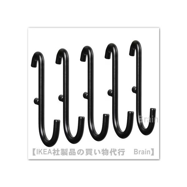 ■カラー：ブラック■商品の大きさ奥行き: 2.5 cm高さ: 6 cmパッケージ個数: 5 ピース■主な特徴- 鍵やアクセサリー、キッチンツールなどをすっきり整理できます- 取り付けも移動も簡単。工具は必要ありません■パッケージの大きさと重...