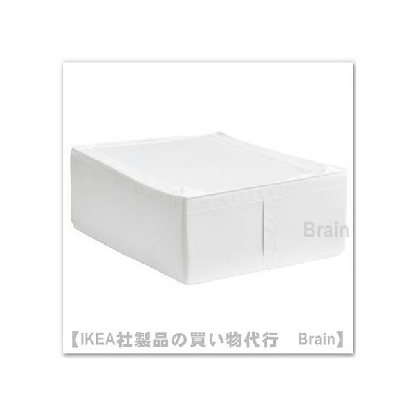■カラー：ホワイト■商品の大きさ幅: 43 cm奥行き: 53 cm高さ: 19 cm■主な特徴- ベッドリネンや枕、シーツなどを入れて、ベッドの下に収納できます- 持ち手が付いているので、出し入れが簡単です- コーナーの部分にネットを使用...