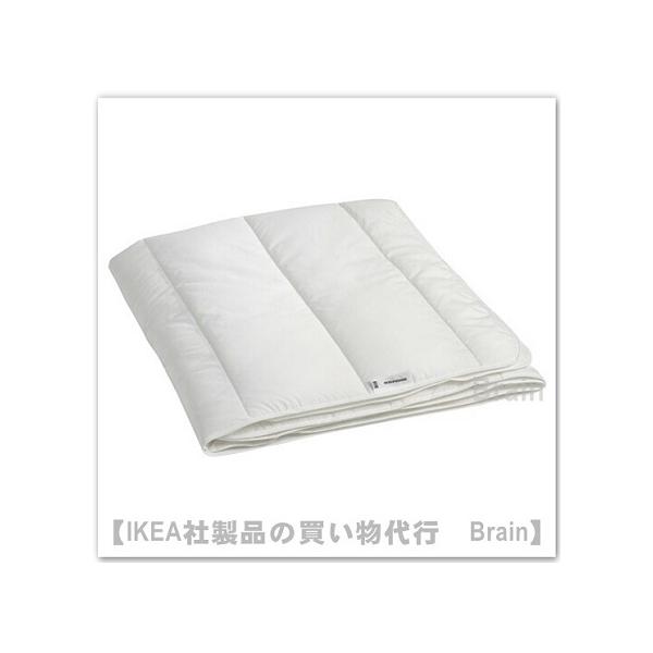 ■カラー：ホワイト■商品の大きさ長さ: 200 cm幅: 150 cm中素材の重量: 510 g総重量: 1390 g■主な特徴- 通気性のあるリサイクルポリエステル/リヨセルの側地は、空気を循環させて湿気を逃がすのに役立つため、さらりと快...