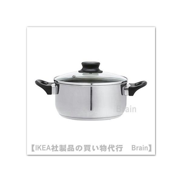 ■カラー：ガラス/ステンレススチール■商品の大きさ高さ: 10 cm直径: 21 cm容量: 2.8 l■主な特徴- IHコンロを含む、あらゆるタイプのコンロで使えます■パッケージの大きさと重さ商品番号: 502.984.75パッケージ数：...