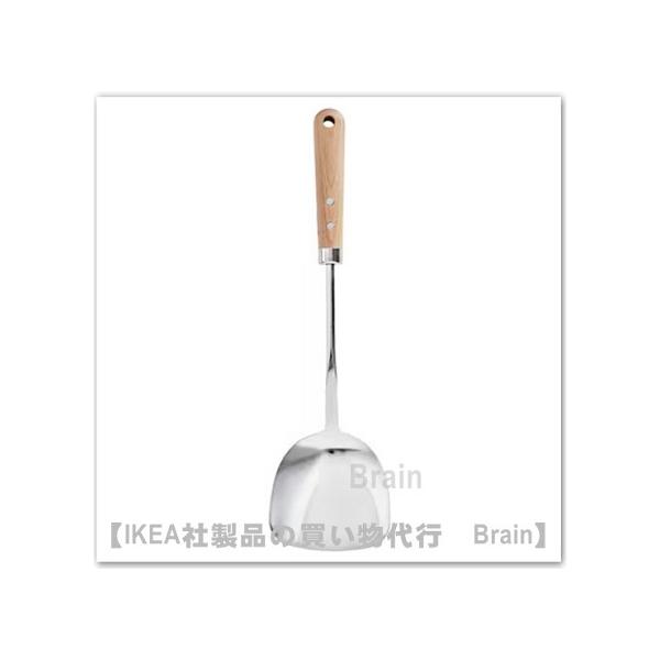 ■カラー：ステンレススチール/ビーチ■商品の大きさ長さ: 36 cm■主な特徴- 持ち手に穴が開いているので、つるして収納できます- ライトウッドの柄は握りやすく、キッチン用品にナチュラルで頑丈な雰囲気をプラスします- フライ返しの丸みのあ...