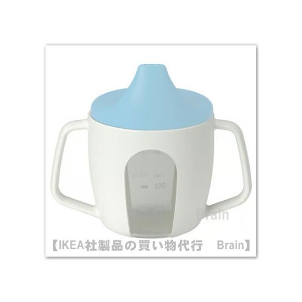 ■カラー：ホワイト/ブルー■商品の大きさ容量: 20 cl高さ: 11 cm■主な特徴- ベビーマグには飲み口と両側に大きな持ち手が付いているので、赤ちゃんの小さな手でも握りやすく、簡単に飲めます- 残量がひと目でわかる透明窓付き- ベビー...