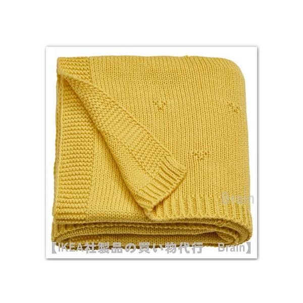 ■カラー：イエロー/ニット■商品の大きさ長さ: 90 cm幅: 70 cm■主な特徴- 綿は肌あたりの柔らかな天然素材。洗濯機で洗えるのでお手入れが簡単です- 肌ざわりの柔らかいニットの毛布。お昼寝の時間に赤ちゃんに掛けてあげるのにぴったり...
