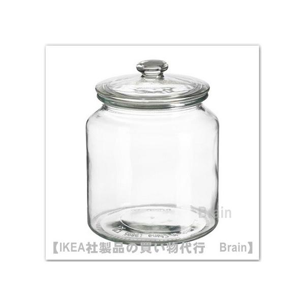 ■カラー：クリアガラス■商品の大きさ高さ: 18 cm直径: 15 cm容量: 1.9 l ■主な特徴- 透明の容器なので、どこに置いても探し物が簡単に見つかります ■パッケージの大きさと重さ商品番号: 602.919.25長さ: 18 c...