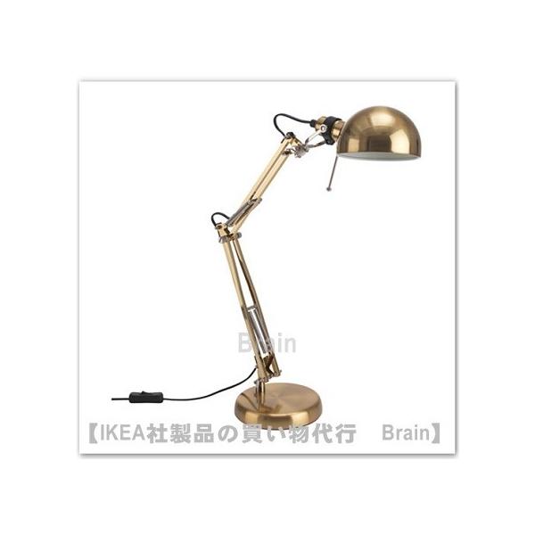 ■カラー：黄銅色■商品の大きさ最大: 40 W高さ: 35 cmベースの直径: 15 cmシェードの直径: 12 cmコードの長さ: 1.8 m ■主な特徴- アームとヘッドを動かして光の向きを調節できます- 手もとを集中的に明るく照らすの...