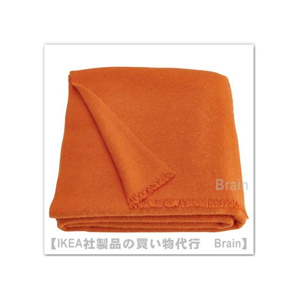 ■カラー：ブライトオレンジ■商品の大きさ幅: 150 cm長さ: 200 cm■主な特徴- 繊維の細いメリノウールを50％使用しているので、肌ざわりがとても柔らかです- オールシーズン使えます。ウールには温度調節機能があるので、冬も夏も快適...