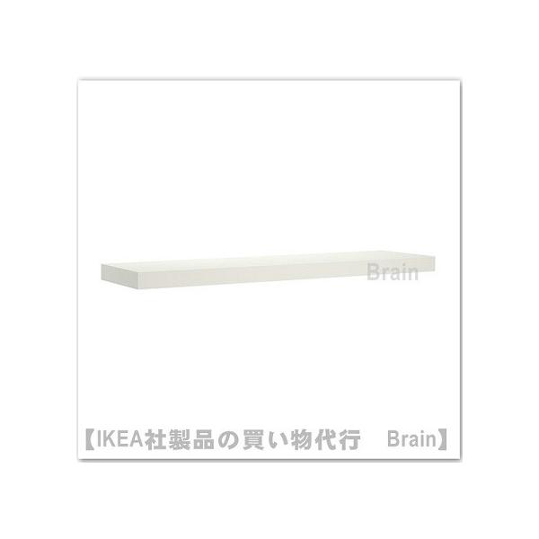 ■カラー：ホワイト■商品の大きさ幅: 110 cm奥行き: 26 cm厚さ: 5 cm最大荷重: 10 kg■主な特徴- 取り付け器具が見えないので、棚が壁の一部のように見えますデザイナーIKEA of Sweden■パッケージの大きさと重...