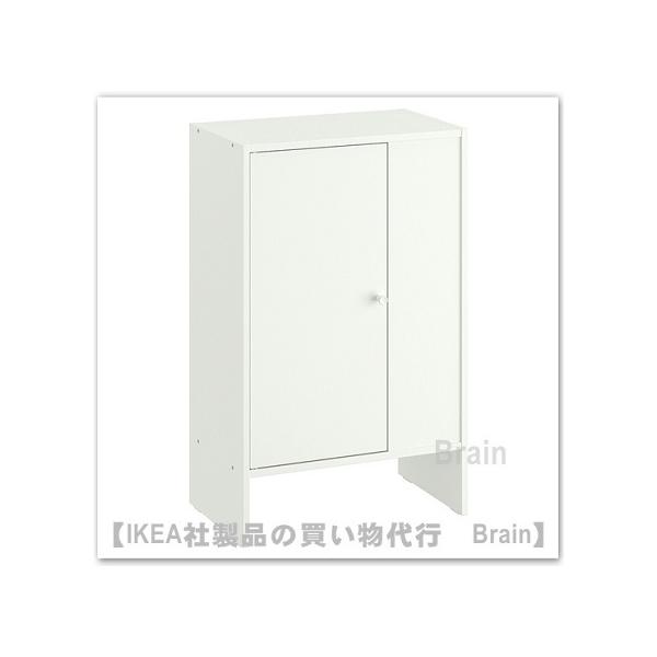 ■カラー：ホワイト■商品の大きさ幅: 50 cm奥行き: 30 cm高さ: 80 cm棚板1枚あたりの最大荷重: 8 kg■主な特徴- BAGGEBO/バッゲボー 収納シリーズのほかのアイテムと組み合わせられます。本棚やコレクションケース、...