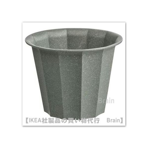 ■カラー：グレー■商品の大きさ高さ: 9 cm内径: 10 cm植木鉢の最大径: 9 cm外径: 12 cm■主な特徴- 鉢カバーは重ねられるので、収納スペースをとりません- 屋外で使用する場合は、ドリルで底穴を開けられます■パッケージの大...