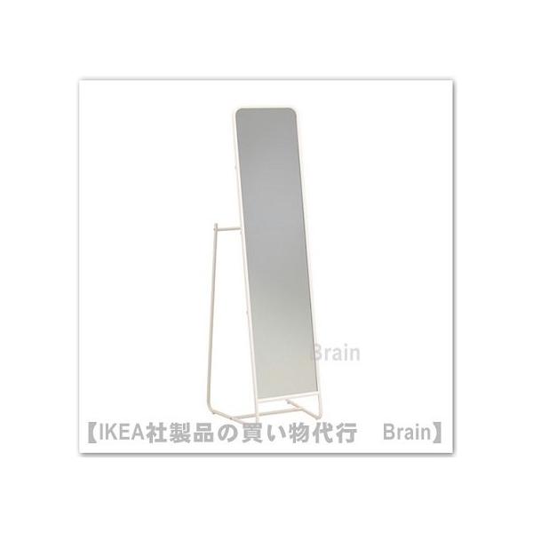 ■カラー：ホワイト■商品の大きさ幅: 48 cm高さ: 160 cm奥行き: 53 cmミラーの幅: 39 cm■主な特徴- 飛散防止フィルムを貼ってあります。万が一割れても広範囲に破片が飛び散りません- ミラーの裏側にフックとハンガーレー...