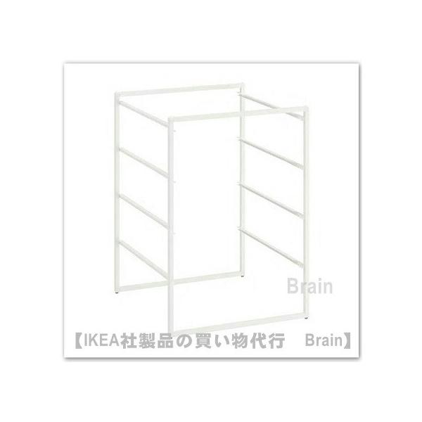 ■カラー：ホワイト■商品の大きさ幅: 50 cm奥行き: 51 cm高さ: 70 cm ■主な特徴- 洗面所など、湿気の多い場所でも使用できます■パッケージの大きさと重さ商品番号：804.313.07 ■お役立ち情報 伸縮脚4本付き2つ重ね...