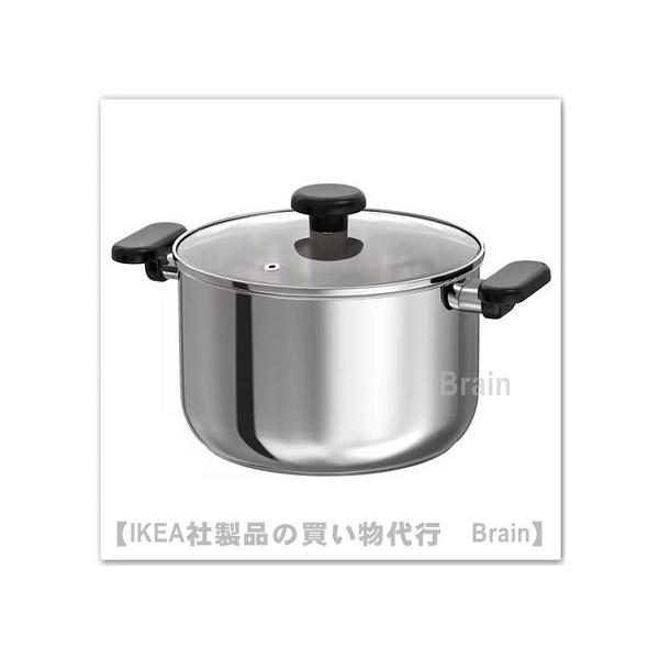 ■カラー：クリアガラス/ステンレススチール■商品の大きさ容量: 5 l高さ: 14 cm直径: 23 cm取っ手を含む長さ: 32 cm高さ（ふたを含む）: 18 cm■主な特徴- 耐久性に優れ、お手入れの簡単なステンレススチール製- 鍋の...