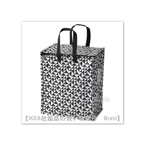 ■カラー：ブラック/ホワイト■商品の大きさ長さ: 40 cm奥行き: 25 cm高さ: 47 cm最大荷重: 10 kg容量: 47 l■主な特徴- 衣類や食料品から分別ゴミまで、さまざまな用途に使えます- 上部のジッパーを閉めれば、バッグ...