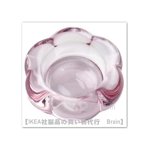 ■カラー：ピンク■商品の大きさ直径: 7 cm高さ: 3 cm■主な特徴- BLADFAGEL/ブラードフォーゲル ティーライトホルダーは、花の形からインスピレーションを得た遊び心のあるモダンなデザインです- 単独で使うこともできれば、いく...