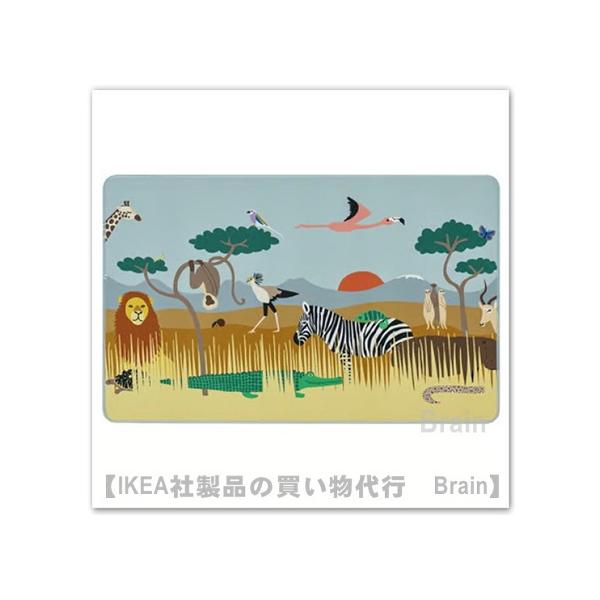 ■カラー：サバンナの動物/マルチカラー■商品の大きさ長さ: 38 cm幅: 60 cm■主な特徴- 汚れや傷からデスクを守ります- くるくる巻いて手軽に持ち運んだり、ボックスに収納したりできます- 裏面がゴム張りなので、デスクパッドがずれま...