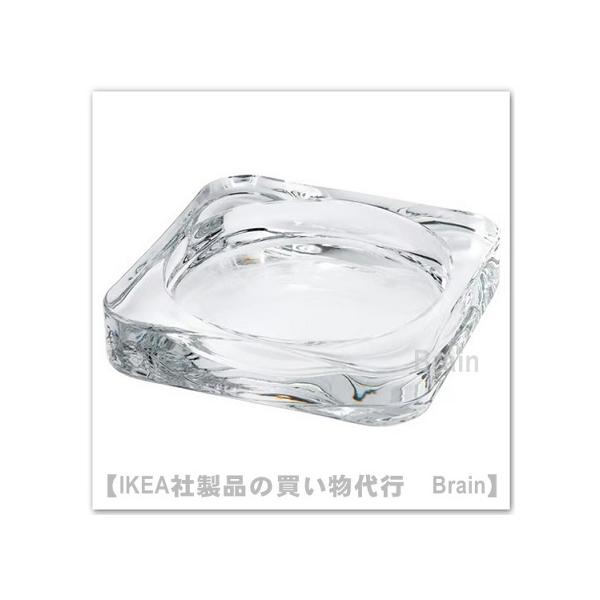 ■カラー：クリアガラス■商品の大きさ長さ: 10 cm幅: 10 cm高さ: 1.5 cm■主な特徴- 安定感があり、小型キャンドルにも大型キャンドルにも合うキャンドル皿■パッケージの大きさと重さ商品番号: 902.901.37幅: 10 ...