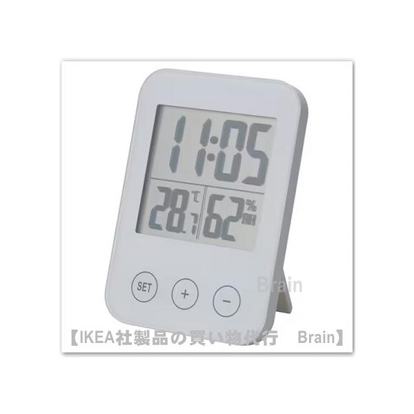 ■カラー：ホワイト■商品の大きさ幅: 8 cm奥行き: 2 cm高さ: 12 cm■主な特徴- 時刻、気温、湿度を同時に表示します- 卓上でも壁掛けでも使えます■パッケージの大きさと重さ商品番号: 905.780.92幅: 9 cm高さ: ...