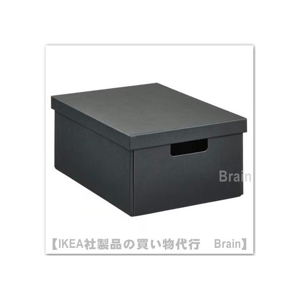 ■カラー：チャコール■商品の大きさ高さ: 16 cm長さ: 35 cm幅: 25 cm■主な特徴- 奥行き25cm以上のほとんどの収納システムに収まります。 BEST〓/ベストー収納ユニットに最適- このボックスのサイズは、書類（A4、レタ...