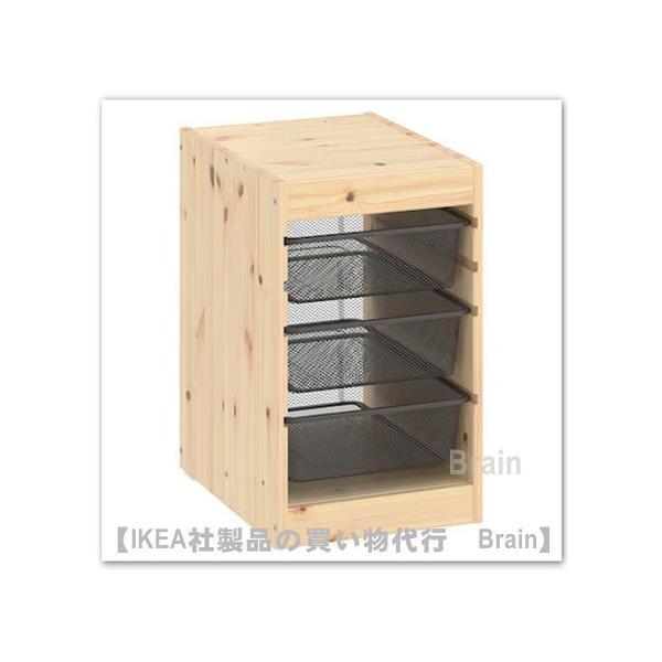 ■カラー：ライトホワイトステインパイン/ダークグレー■商品の大きさ幅: 32 cm奥行き: 44 cm高さ: 53 cm■主な特徴- この頑丈で大容量の収納ソリューションなら、お子さまがあらゆるものをきちんと整理整頓しやすくなります- TR...