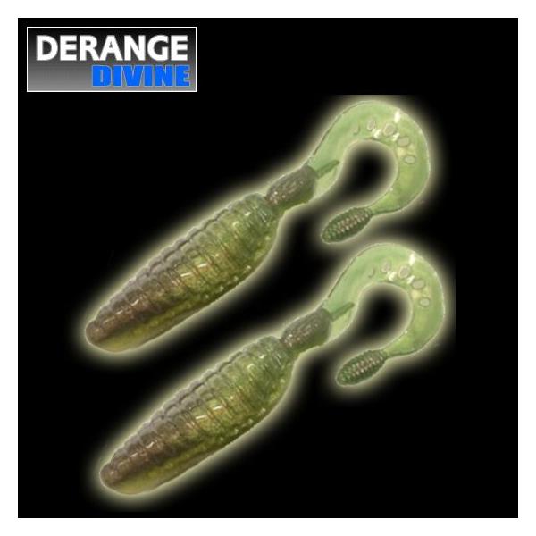 DERANGE より受け継がれたファットなボディに加え、極限まで薄く仕上げられた大きな穴開きテールを搭載。更に先端部はコブ状に成型されています。この特徴的なテールは、僅かなアクションや水流にも敏感に反応し、ヒラヒラとアクションしてバスを誘い...