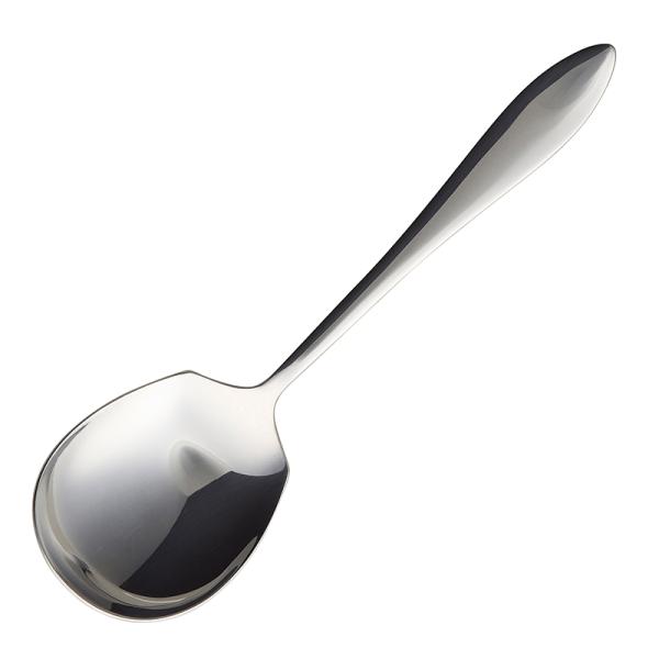 カトラリー サービススプーン 203mm ジィーン スプーン 18-8ステンレス 01407938 メール便可 ネコポス 日本製 燕三条 食器洗浄機対応 TBCL 燕物産丸みを帯びた柔らかいシルエットが特徴のカトラリー【家庭用 業務用】【ホ...