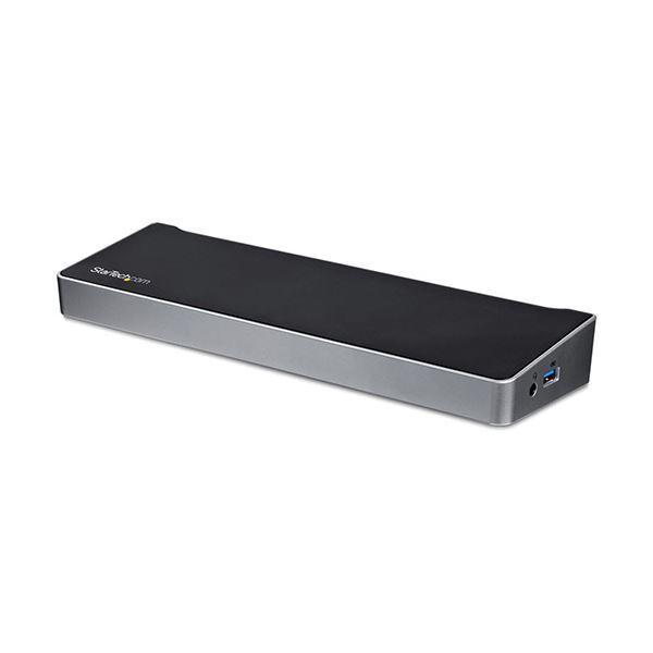 【商品名】 StarTech.com トリプル4Kモニター対応USB-Cドッキングステーション Windows/Mac USB Power DeliveryDK30CH2DPPD 1台 【ジャンル・特徴】 4Kモニタ3台をUSB-C（5Gb...