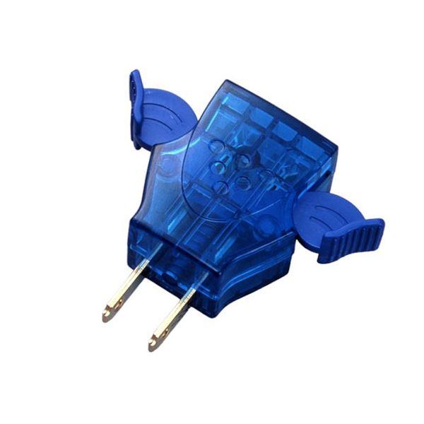 【商品名】 【5セット】 スマイルキッズ らくらくプラグII ブルー／ブルー ARR-20BBX5 【ジャンル・特徴】 抜きにくいコンセントプラグがワンプッシュで! [ ARR-20BBX5 ]