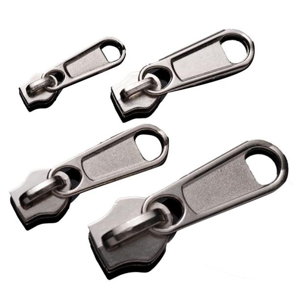 【商品名】　ファスナー 交換用 引き手 スライダー 8個セット 4サイズ 金属製 チャック ジッパー 持ち手 交換 ファスナー修理用 リュック/財布/衣★★ラッピングについて★★当店ではラッピングは承っておりません。ご了承くださいませ。★★...