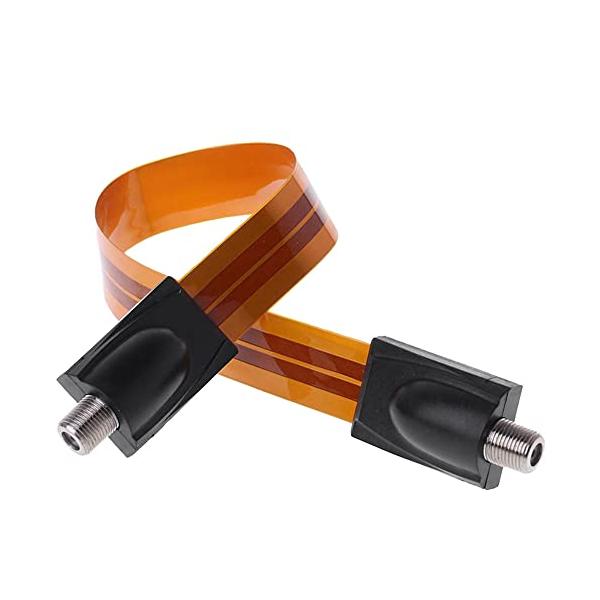 セット内容：同軸ケーブル用ワイヤアンテナには、F型メス - メス同軸コネクタ延長ケーブルが適用されます。断線しにくい商品のため、どんなに折り曲げでも可能です。0.25mmの薄さ、コネクタを含めて約26.5cm。不必要な穴を壁に開け★★商品保...